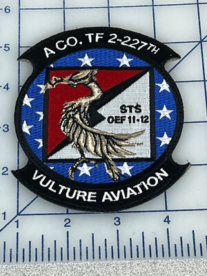 US Army Aviation A Co TF 2-227th STS OIF 11-12 VULTURE AVIATION ...
