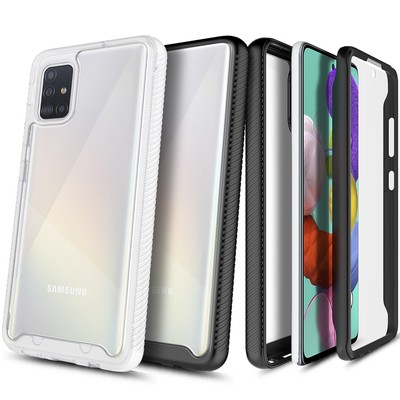 For Samsung Galaxy A51 / 5G Case Full Body Clear Built-In Screen ...