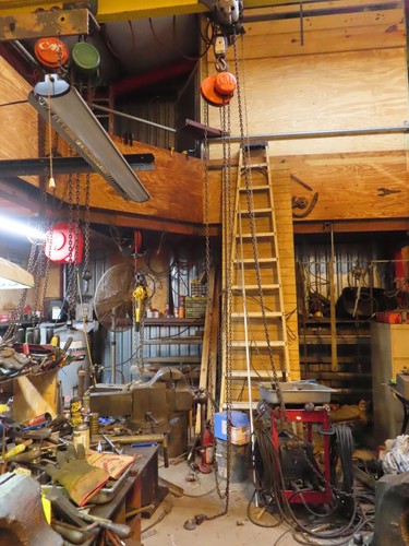 CM 1/2 ton Chain Fall,11' Lift,Cylcone,Mod M,USA,TESTED ~GD+🤠🤠🤠CM1.18 ...