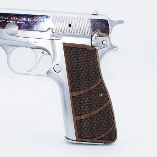 Springfield Armory SA 35 Browning High Power HP Regent Br-9 walnut wood ...