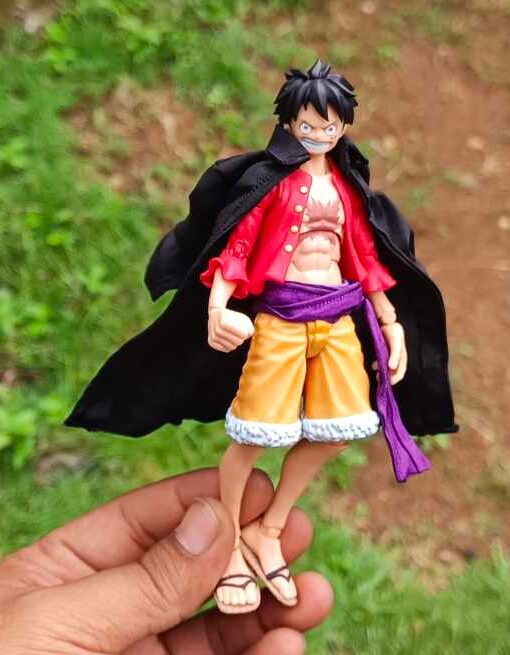 PB-LTC-LUF: 1/12 Black Wired Coat & Purple Wired Sash for One Piece SHF ...
