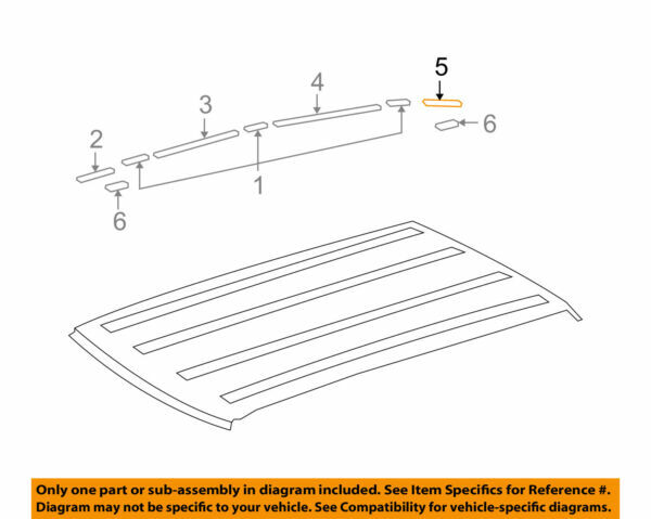 75557-35040-A0 Toyota Moulding, roof drip side finish, center no.2 rh ...