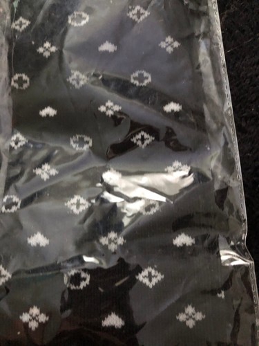 Black & White Little Diamond Pattern Thigh High Socks | eBay