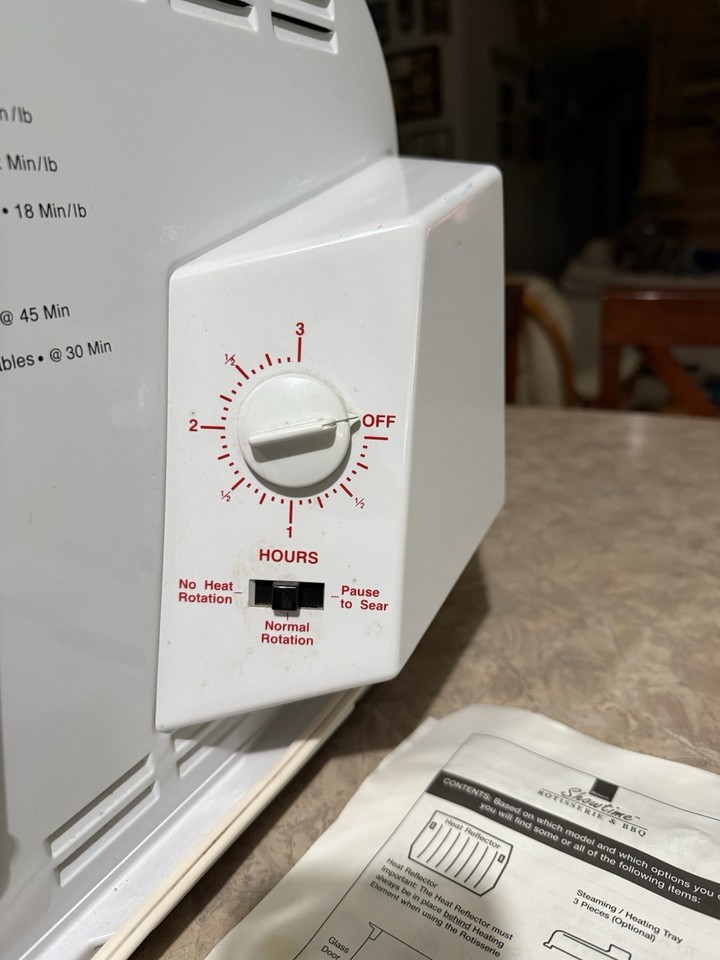 Ronco Showtime Model 4000 Full Size Rotisserie & BBQ Oven New Condition ...