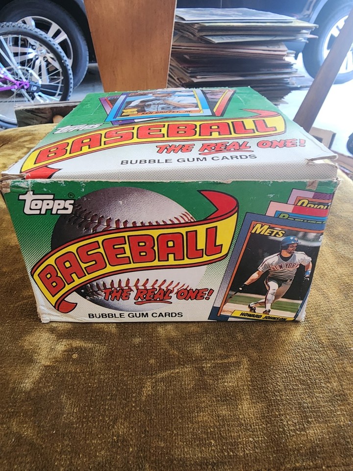 1990 Topps MLB Baseball "The Real One"-Bubble Gum Cards - 36 Packs | eBay