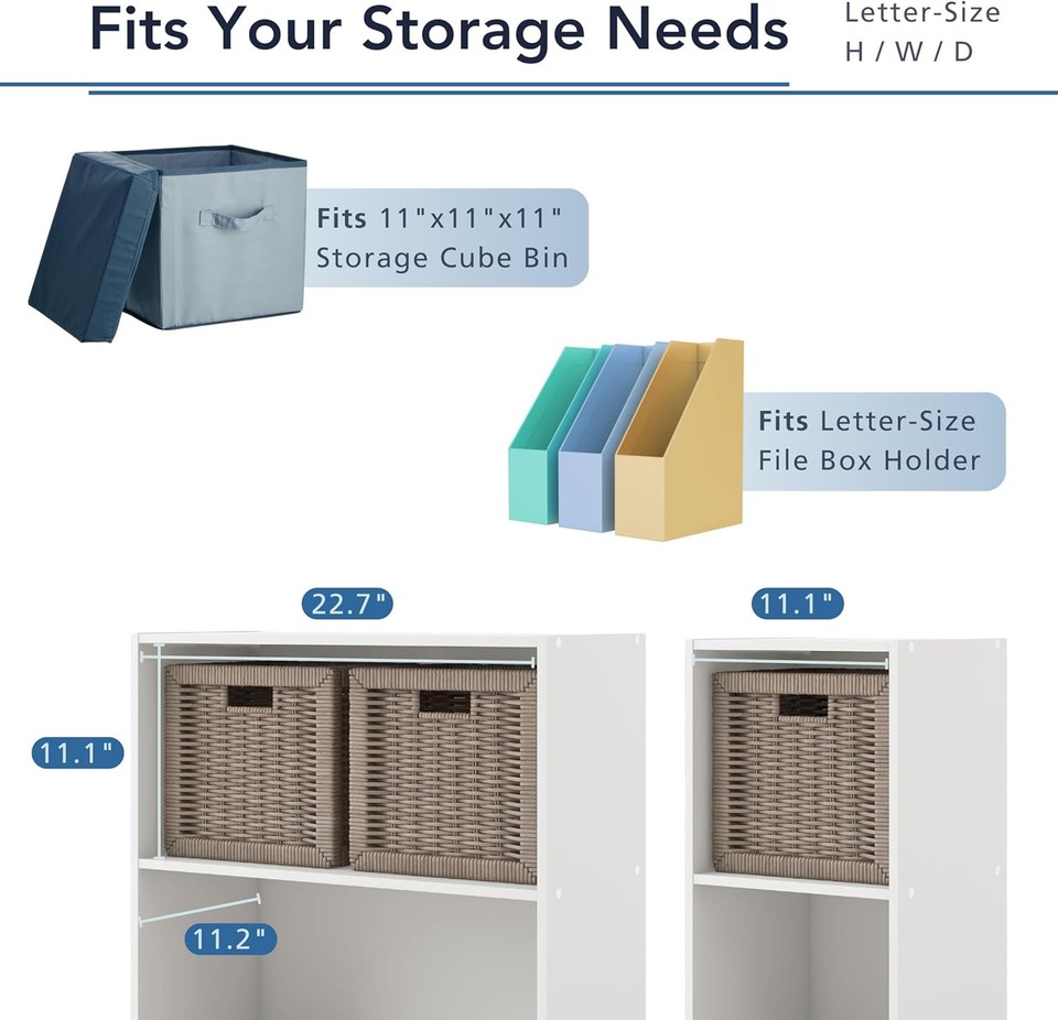 Vinyl Record Album Storage Cabinet 4 Cube Book Case Shelf Rack ...