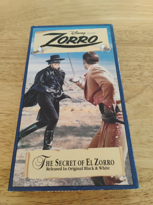 Zorro The Secret Of El Zorro (VHS Disney) B47* | eBay