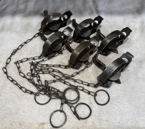 6 Vintage NOS Blake & Lamb #1 Jump Traps Newhouse Victor | eBay