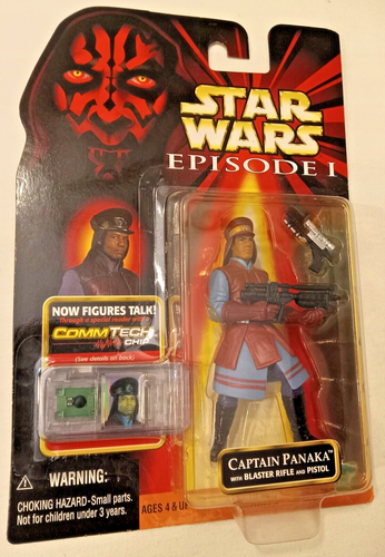 1999 Hasbro Star Wars: Episode 1 - Captain Panaka Action Figure W ...