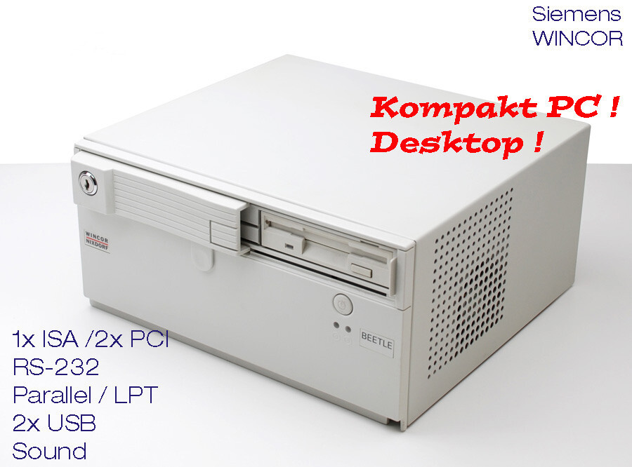 Vintage Computer MS-DOS Windows 98 Intel 1.2GHz CPU ISA PCI USB RS-232 ...