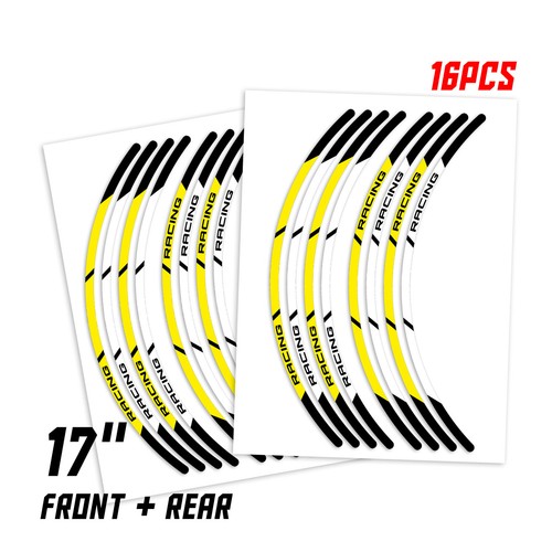 P04B For Suzuki Katana GSX 750F 89-06 Yellow 2 Wheels Sticker Kit 05 04 ...