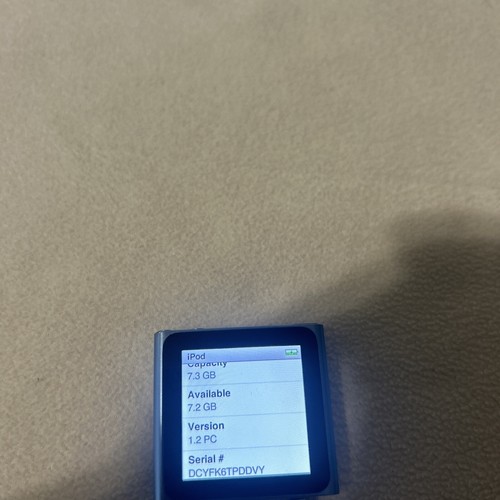 Apple iPod Nano 6th Generation A1366 8gb MP3 Player - Blue | eBay