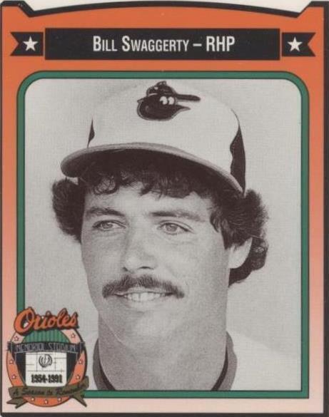 1991 All-Time Baltimore Orioles Team Issue - Bill Swaggerty #448 for ...