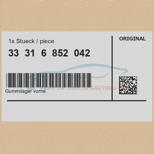 Original BMW 33316852042 - Gummilager vorne | eBay