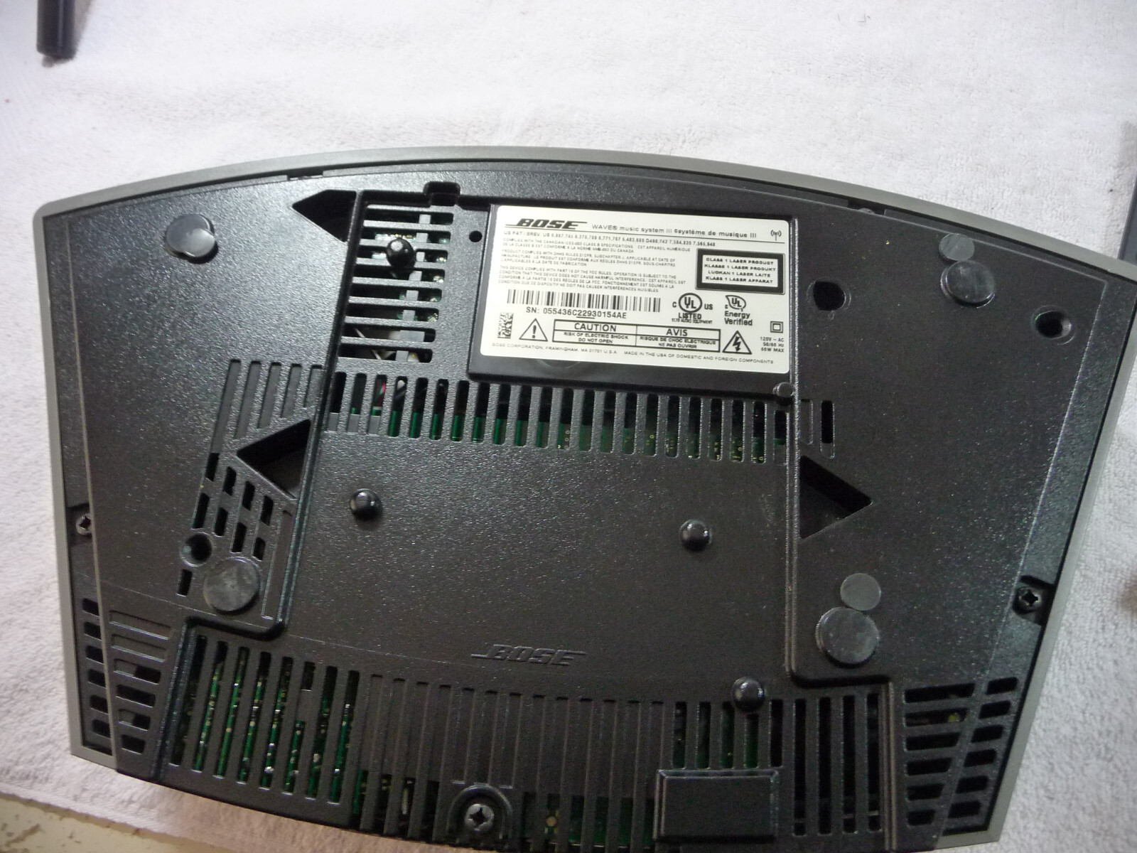 Bose Wave Music System lll 3, Radio, CD Player. Includes Remote Docking ...