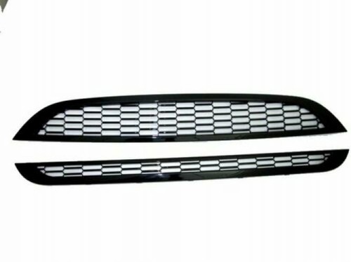 Polished Black Front Mesh Grille Grill For Mini Cooper S R50 R52 R53 ...