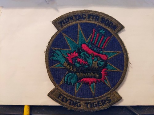 USAF 74th TACTICAL FIGHTER SQUADRON A-10 "Flying Tigers" Patch 4 3/4 x ...
