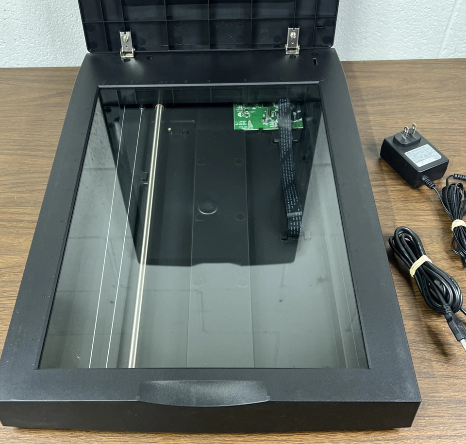 MUSTEK 2400 SE A3 USB Pro Large Format 12x17" Flatbed Scanner W/ Cords ...