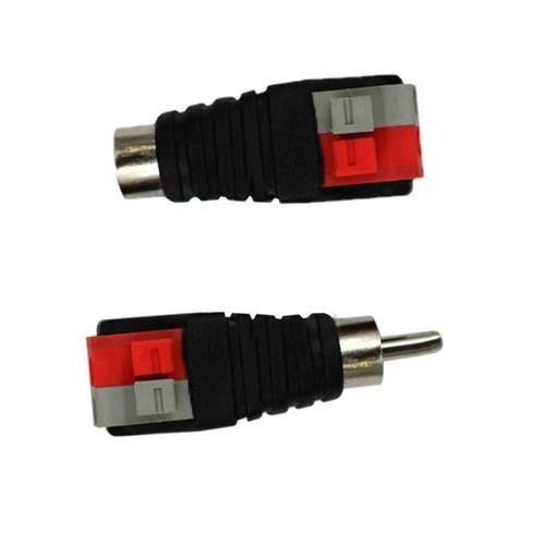 Conversion lines Connector Adapters Set Parts Replacement 1 Pair Audio ...
