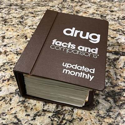 Vintage Drug Facts and Comparisons 1988 Hardcover Binder Updated ...