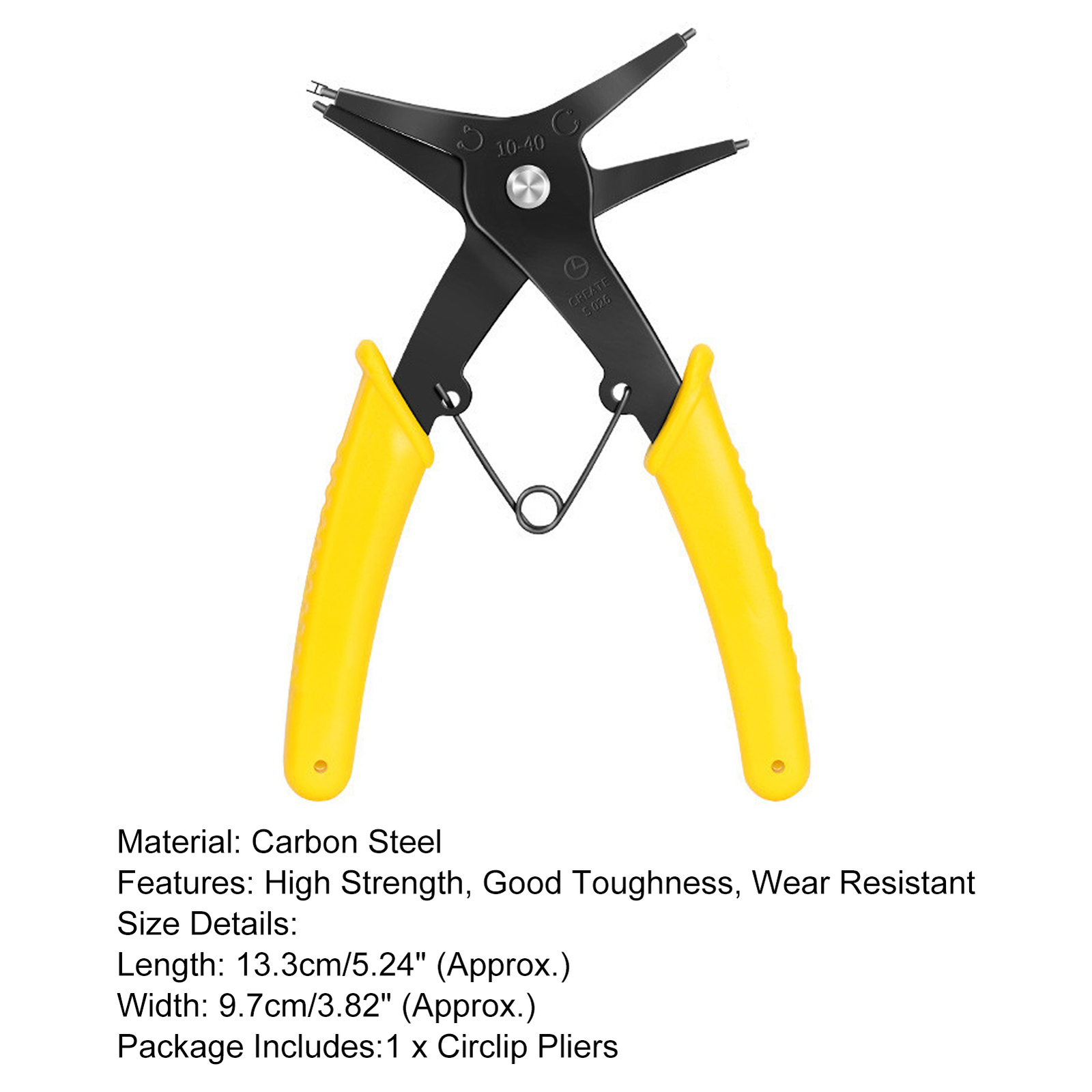 Snap Ring Pliers High Hardness Two in One Good Toughness Spring Pliers ...