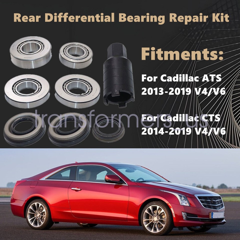 Rear Differential Bearing Repair Kit+Removal Tool For Cadillac ATS CTS ...