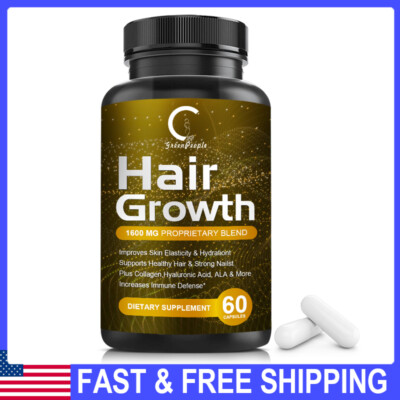 HAIR FAST GROWTH HERBAL PILLS PREVENT ANTI LOSS STIMULATE VITAMINS ...