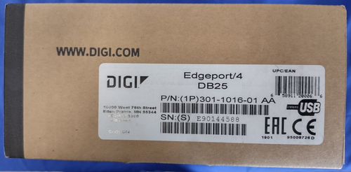 New Digi 301-1016-01 Edgeport/4 USB to Serial DB25M Open Box | eBay