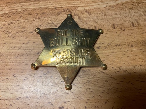 Vintage Novelty Solid Brass Star Pin 3 1/4" | eBay