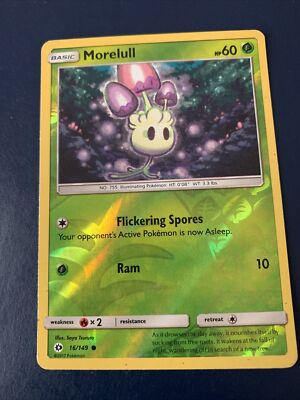 Morelull 16/149 C Reverse Holo Pokemon TCG Card Sun& Moon NM-MT | eBay