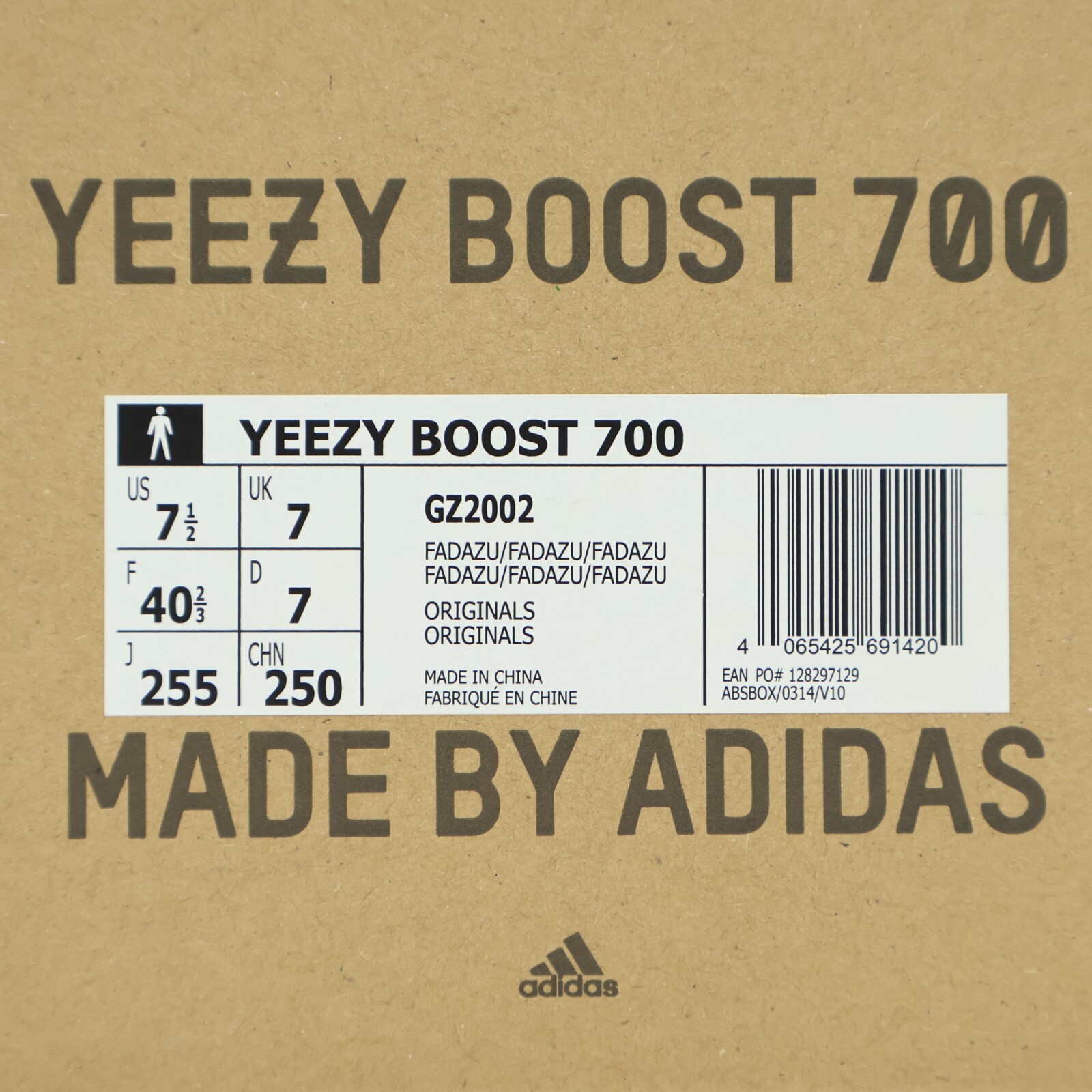 GZ2002 adidas Yeezy Boost 700 Faded Azure | eBay