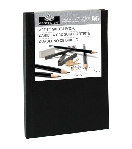 Royal & Langnickel A6 Hardback Casebound Artist Sketch Book Drawing Pad ...