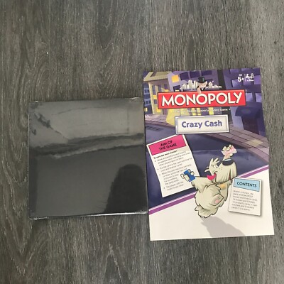 Monopoly Crazy Cash Board (Sealed) and instructions - Hasbro Gaming ...
