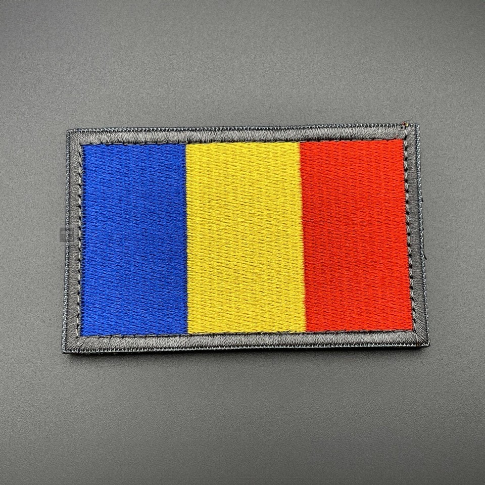 Romania Flag Patch Hook & Loop Romanian National Flag Military Army Cap ...