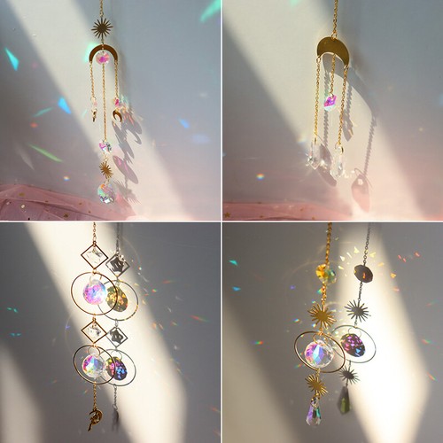 Crystal Wind Pendant Handmade Sun Catcher Light Catcher Handmade DIY ...