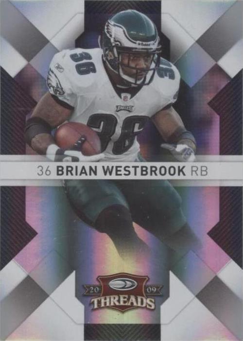 2009 Donruss Threads - Brian Westbrook #74 Century Proof Silver /250 ...