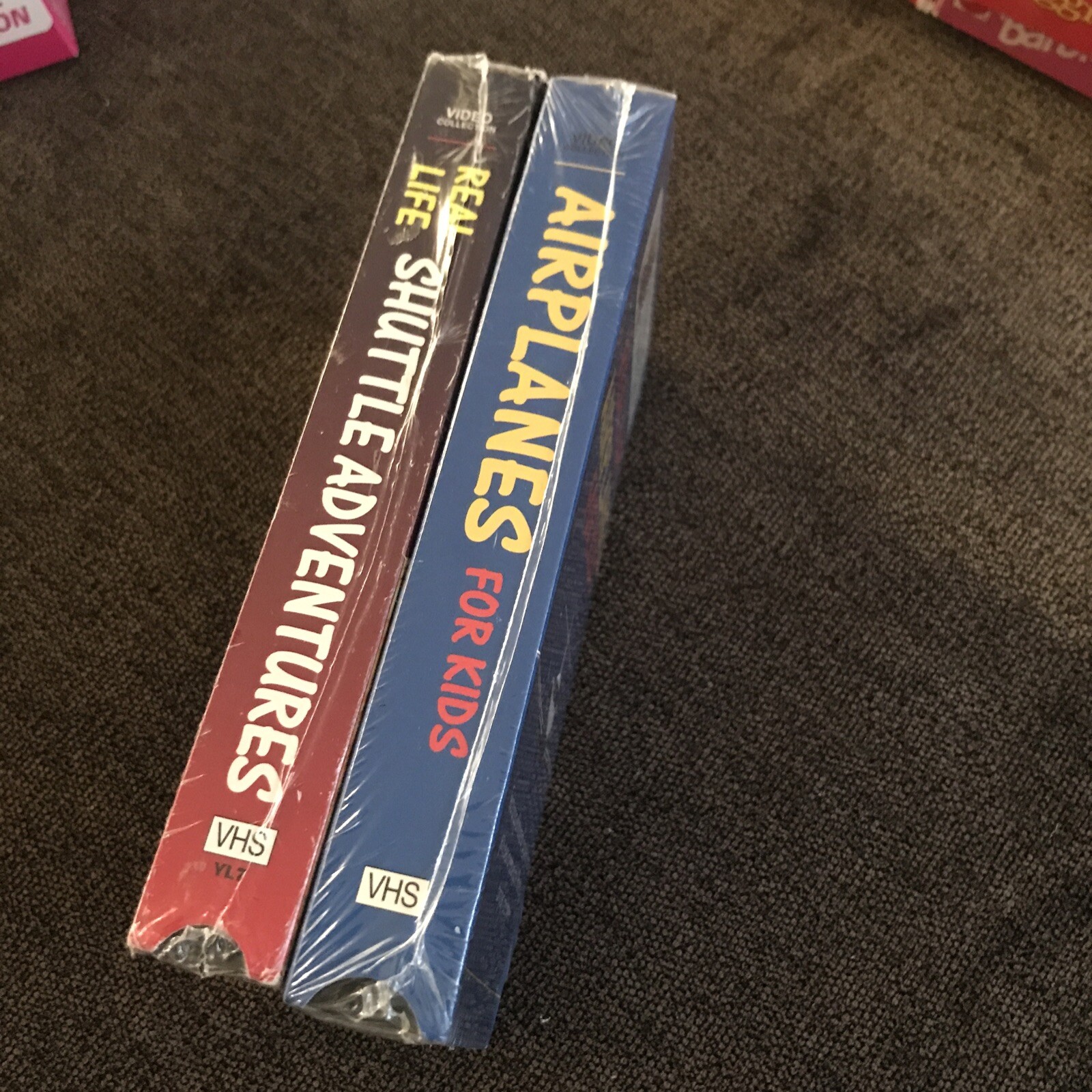 2 Real Life Shuttle Adventure & Airplanes Kids VHS Video Tape Hard Hat ...