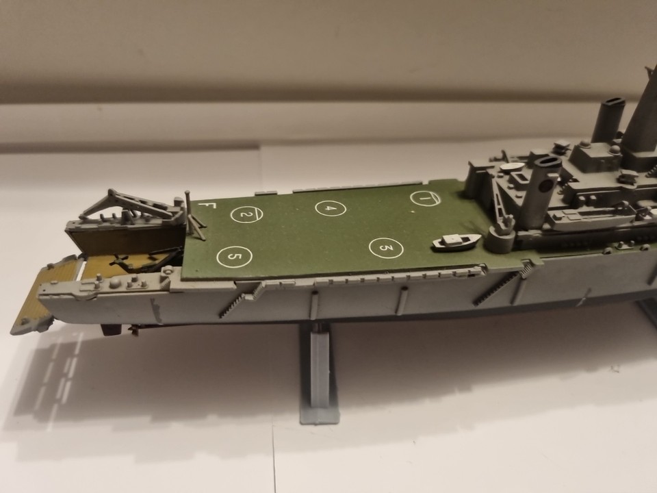 Airfix 1/600th HMS Fearless Pre Built With Excellent Paint Job | eBay UK