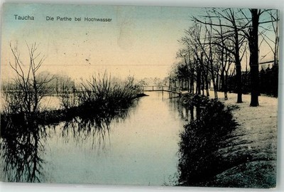 13533615 - 7127 Taucha Die Parthe Hochwasser Winter 1913 | eBay