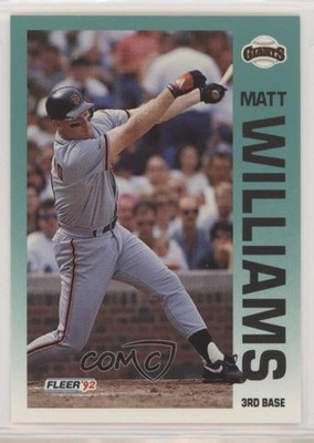 1992 Fleer Matt Williams #650 0gh | eBay UK