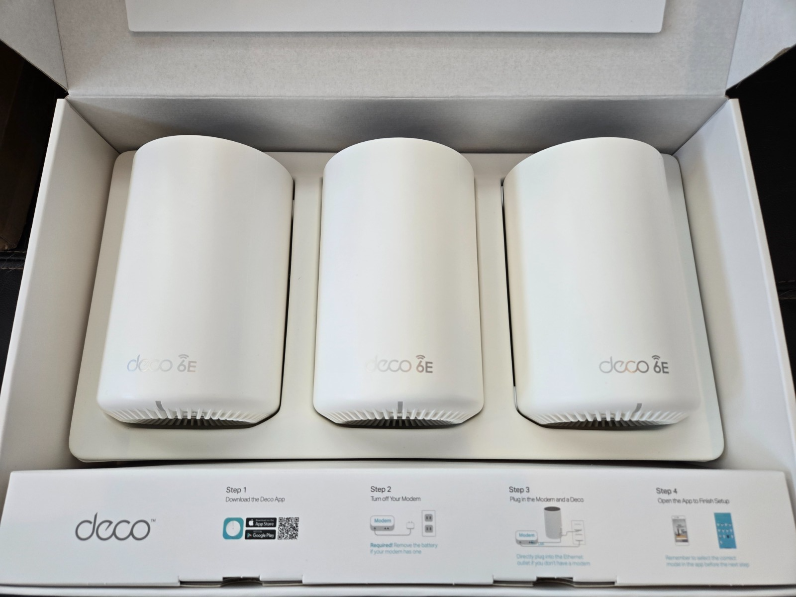 TP-Link Deco XE5300 | Tri-Band Mesh Wi-Fi 6E System | 3-Pack | eBay