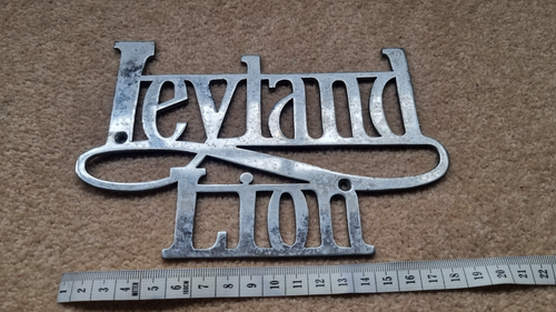 LEYLAND LION 1930's LT2 Ribble Radiator Bus Coach Badge Sign Plate ...