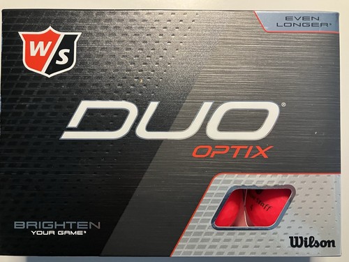 Wilson Staff Duo Soft Optix Golf Balls (1 Dozen) Red | eBay