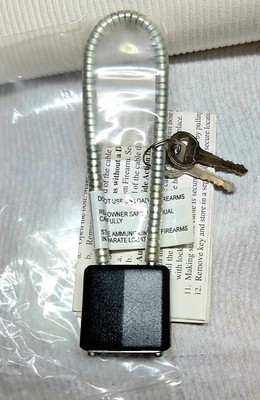 Regal Model DCSC-5DTAC-C10 Remington Firearm Cable Lock 2 Keys | eBay