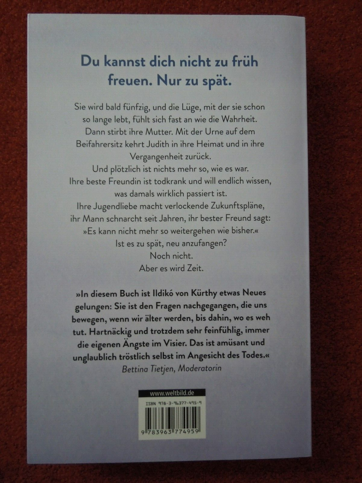 Ildiko von Kürthy - Es wird Zeit (Roman, Weltbild) 9783963774959 | eBay