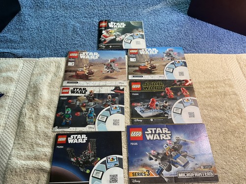 Lego Star Wars Instruction Manuals lot of 26 manuals Good Condition | eBay