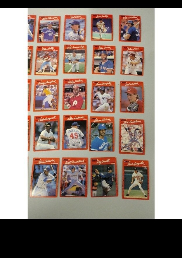 1990 Donruss Baseball Error Cards No Dot After Inc (listing 9) | eBay