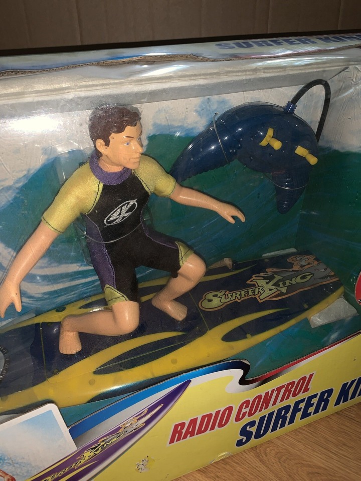 2001 Echo Toys Hot Sports 9.6 v 27 MHz Radio Control Surfer King BRAND ...