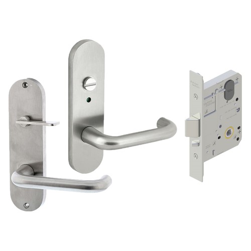 Kaba Door Pack MS2 Lock w/ Round Plate Turn Indicator and Lever Left ...