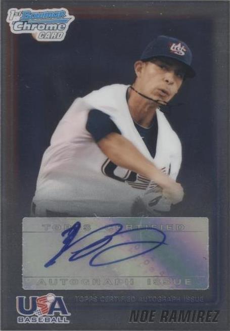 2010 Bowman - Wrapper Redemption USA Autographs Noe Ramirez #WR35 /99 ...